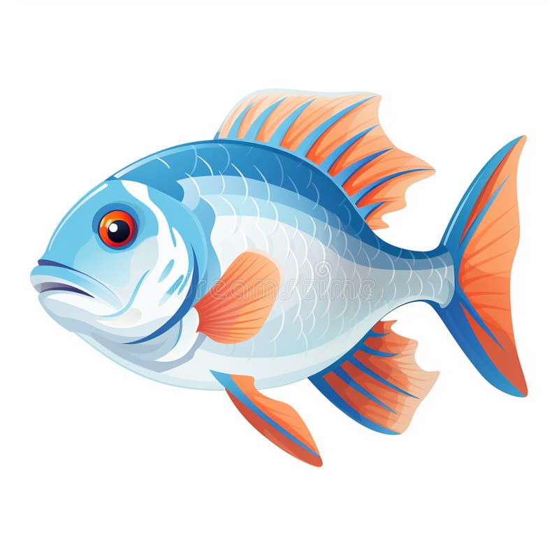 Oceanic Marvel Fish Illustration Stock Illustration - Illustration of ...