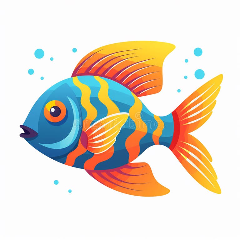 Oceanic Marvel Fish Illustration Stock Illustration - Illustration of ...