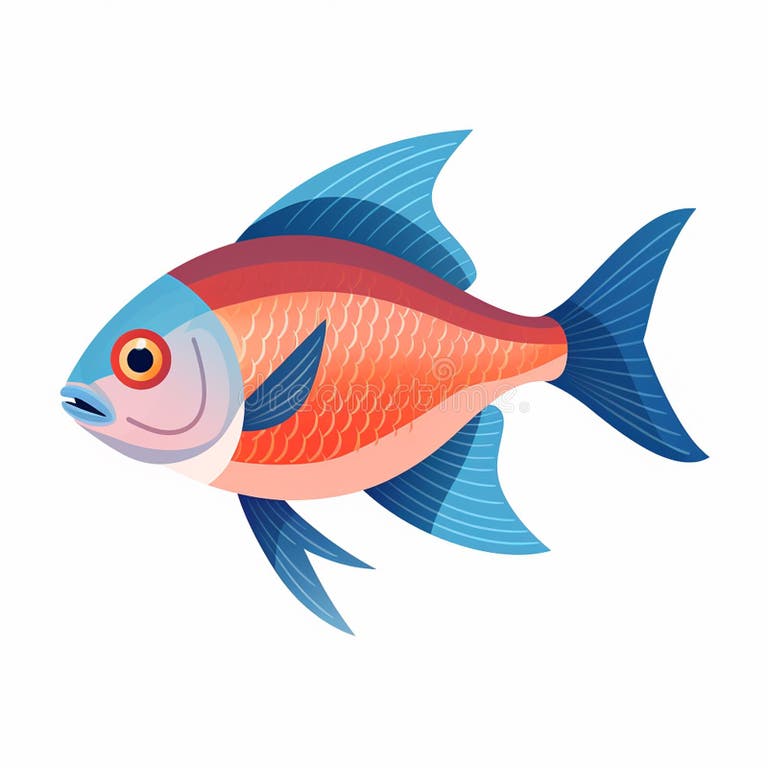 Oceanic Marvel Fish Illustration Stock Illustration - Illustration of ...