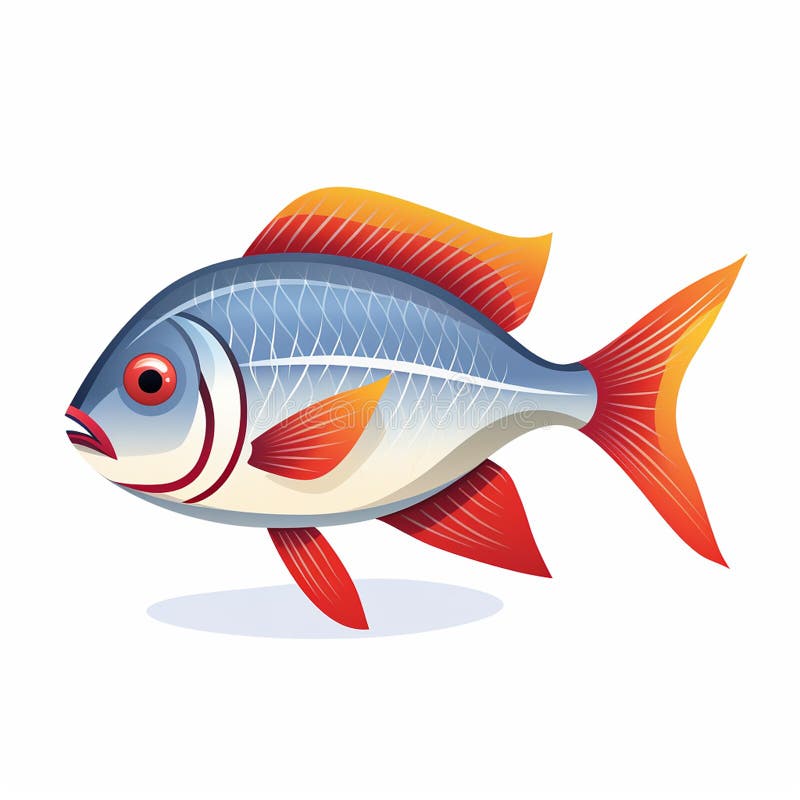 Oceanic Marvel Fish Illustration Stock Illustration - Illustration of ...