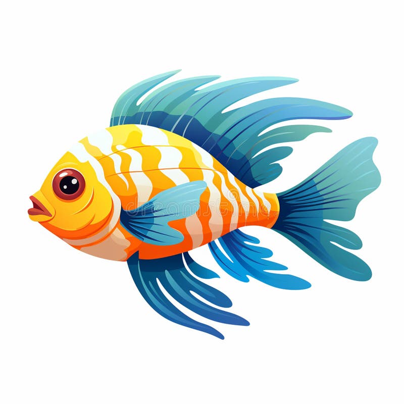 Oceanic Marvel Fish Illustration Stock Illustration - Illustration of ...