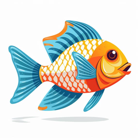 Oceanic Marvel Fish Illustration Stock Vector - Illustration of ...
