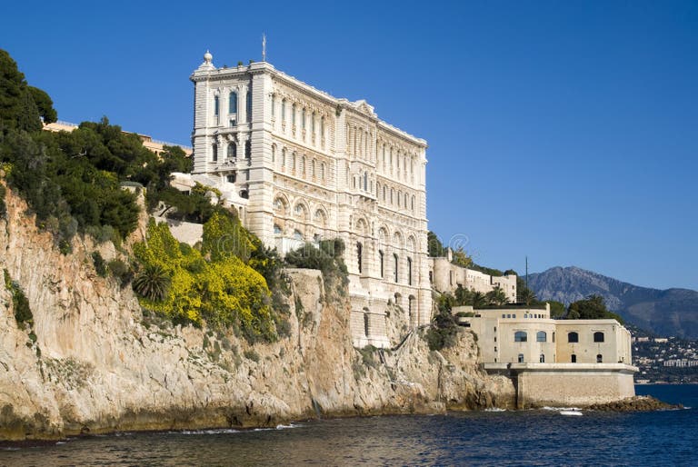 Oceanographic Institute in Monaco Stock Photo - Image of fish, landmark ...