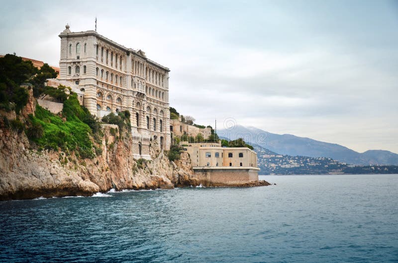 Oceanographic Museum, Monaco Stock Photo - Image of oceanographic ...