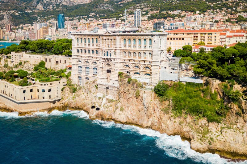 The Oceanographic Museum in Monaco Stock Photo - Image of panoramic ...