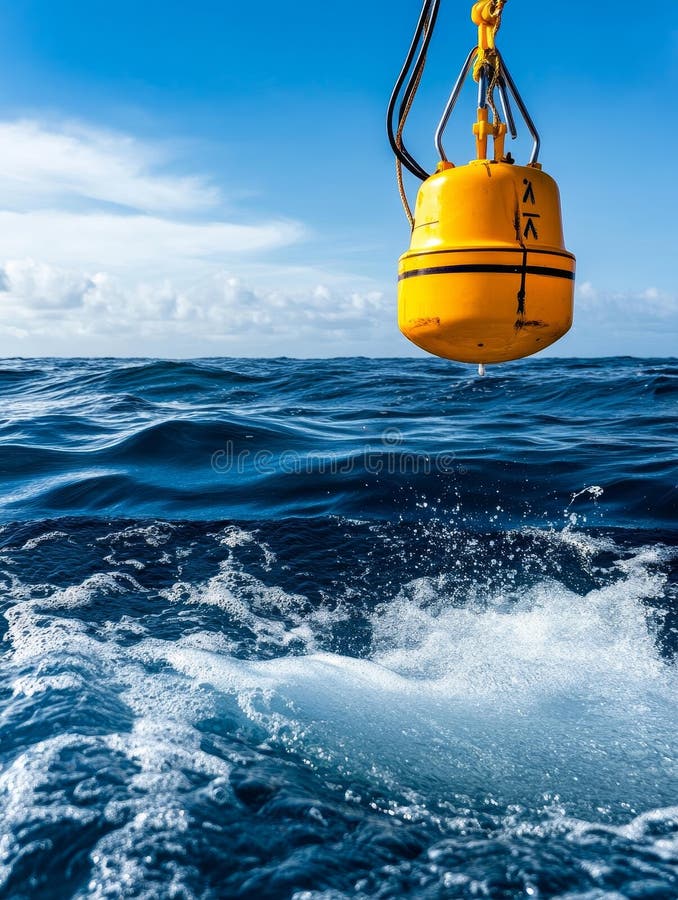 Oceanographic Research Device Deployment Ocean Research Wave Energy ...