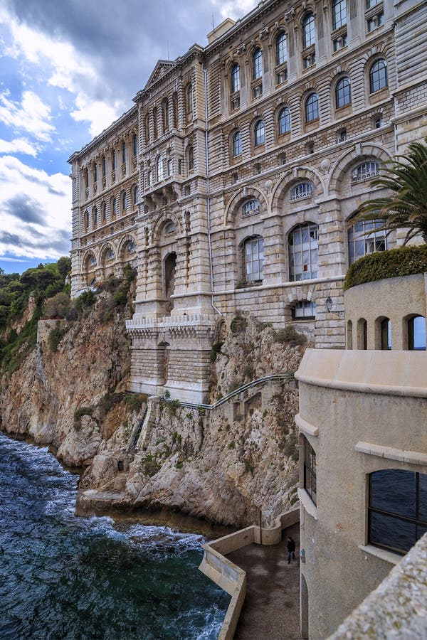 Oceanography Museum in Monaco Editorial Stock Image - Image of coast ...