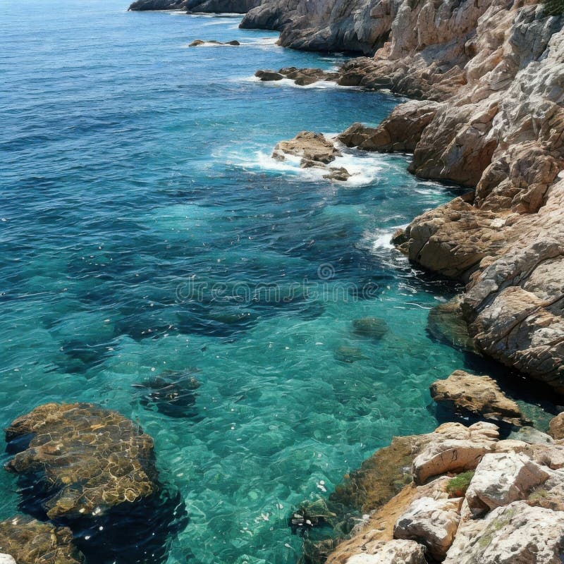 Oceans, Vast Expanses of Water with Crystal Clear Waters, Waves and ...