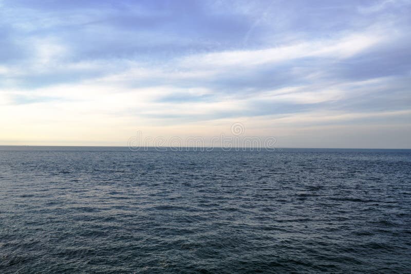 Oceanscape with a Cloudy Sky in the Background Perfect for Wallpapers ...