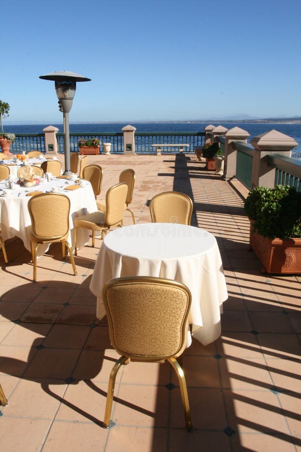 Oceanside Cafe stock photo. Image of tablecloths, restaurant - 1567688