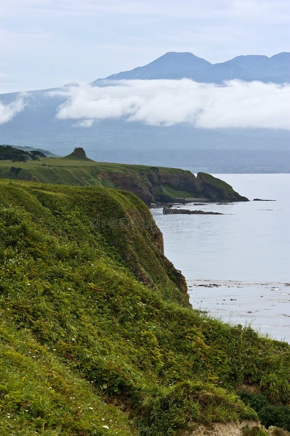 Oceanside Iturup. Kuril Islands. Stock Photo - Image of kuril ...
