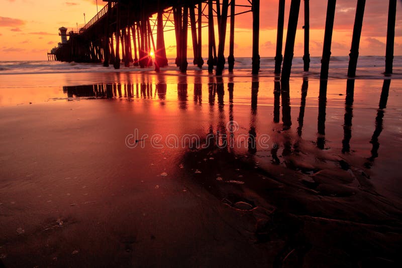 Oceanside Pier stock image. Image of pier, seascape, water - 31390537