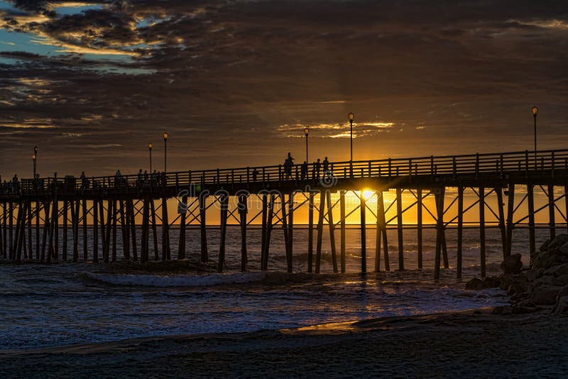 Oceanside sunset stock photo. Image of sunset, summertime - 26402350