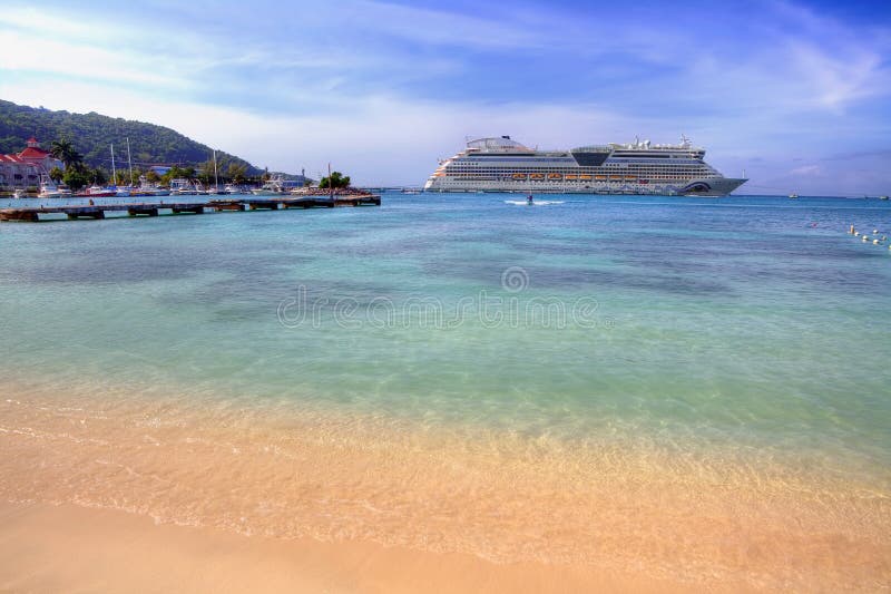 Ocho Rios beach stock image. Image of paradise, resort - 20876163
