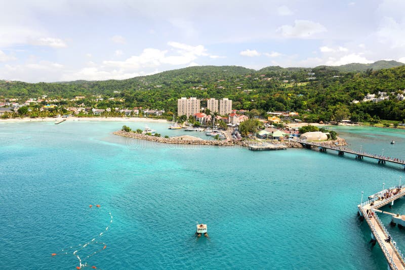 Ocho Rios in Jamaica stock photo. Image of tropical, view - 19170480