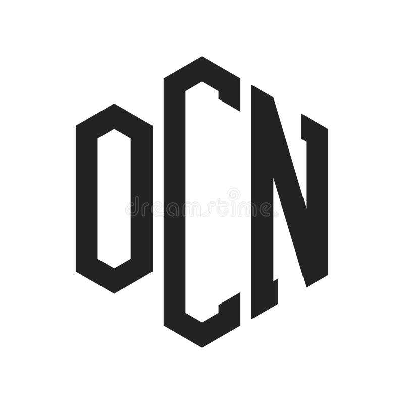 OCN Logo Design. Initial Letter OCN Monogram Logo Using Hexagon Shape ...