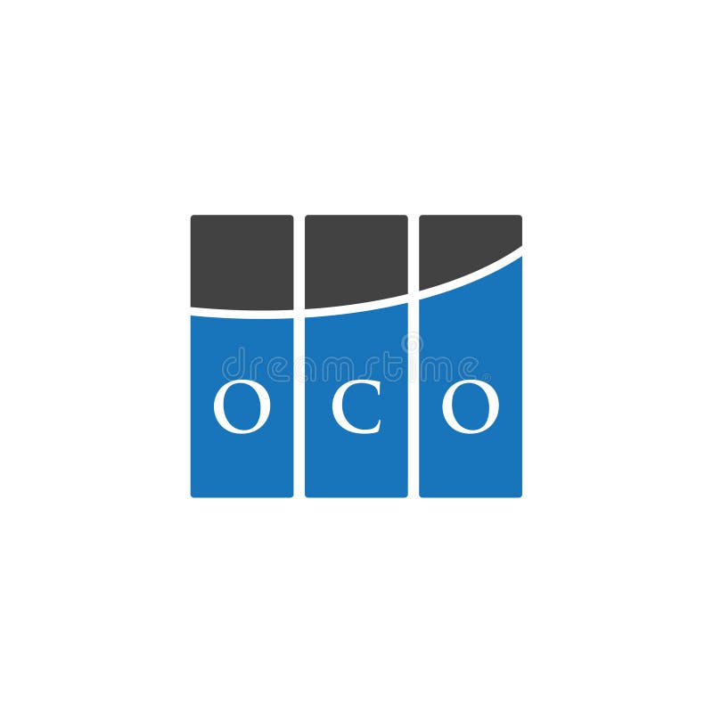 OCO Letter Logo Design on WHITE Background. OCO Creative Initials ...