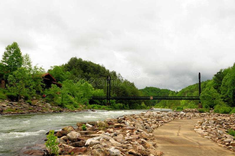 Ocoee Whitewater Center stock image. Image of activities - 21081729