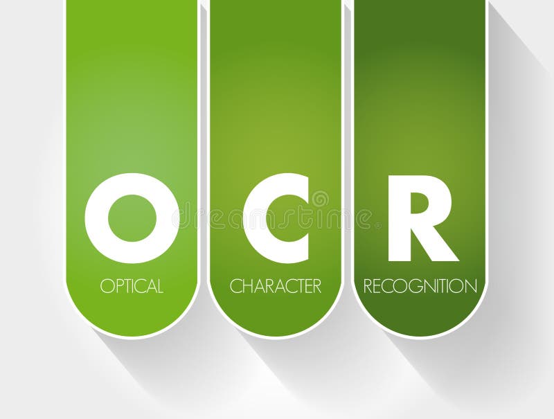 Ocr Stock Illustrations – 174 Ocr Stock Illustrations, Vectors ...