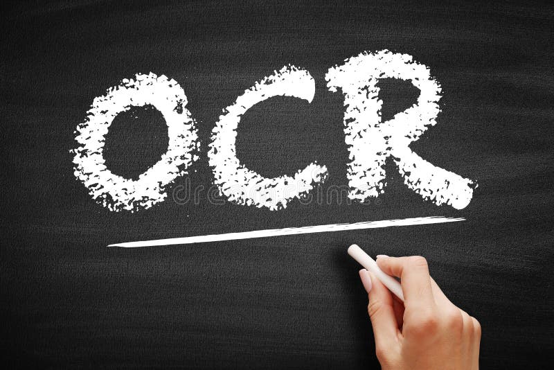 OCR - Optical Character Recognition is the Process that Converts an ...