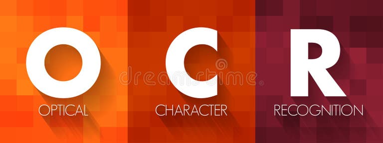 OCR - Optical Character Recognition is the Process that Converts an Image of Text into a Machine ...