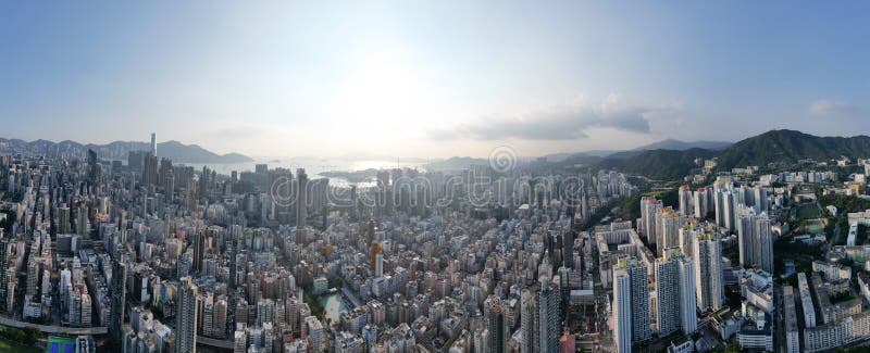 10 Oct 2022 City Scape of Middle Kowloon at Kowloon Tong Editorial ...
