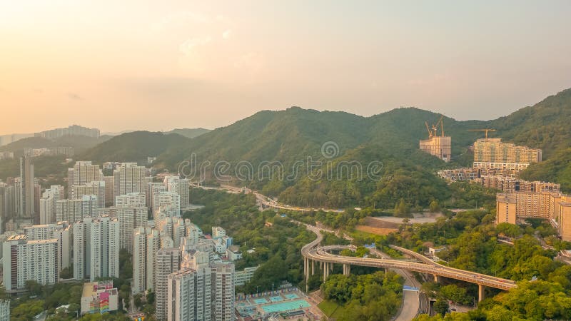 10 Oct 2022 the Landscape of the Ching Cheung Road, Hk Editorial Photo ...