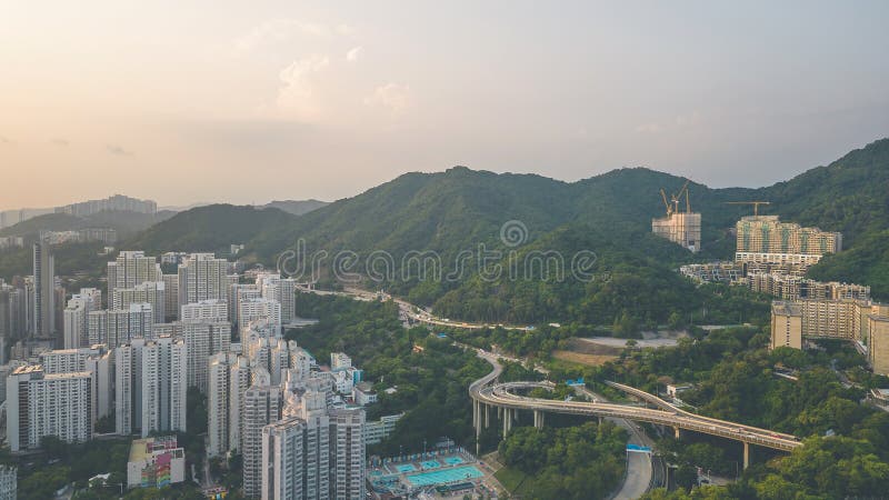 10 Oct 2022 the Landscape of the Ching Cheung Road, Hk Editorial Image ...
