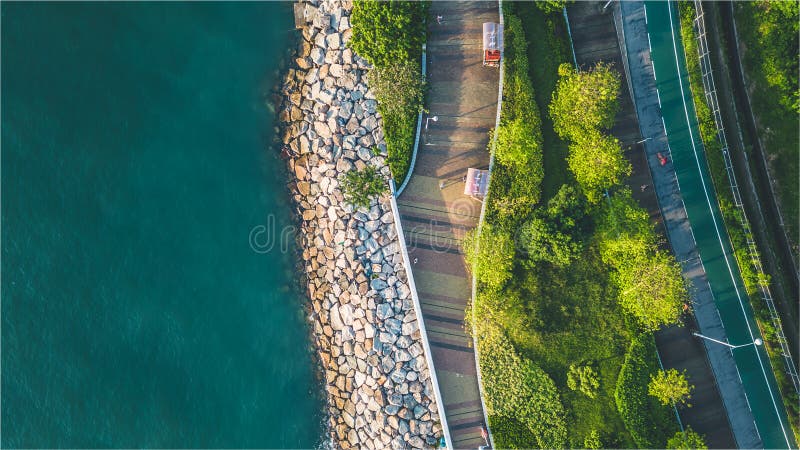 5 Oct 2022 Tseung Kwan O South Waterfront Promenade Hk Editorial Stock ...