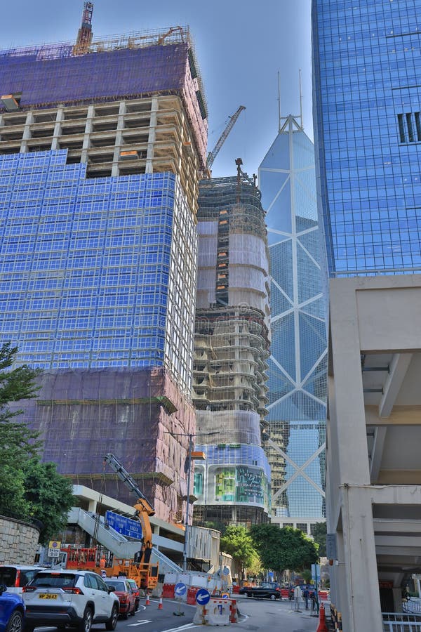 14 Oct 2022 Under Construction of Cheung Kong Center II, Hk Editorial ...