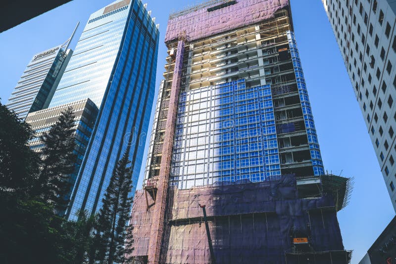 14 Oct 2022 Under Construction of Cheung Kong Center II, Hk Editorial ...