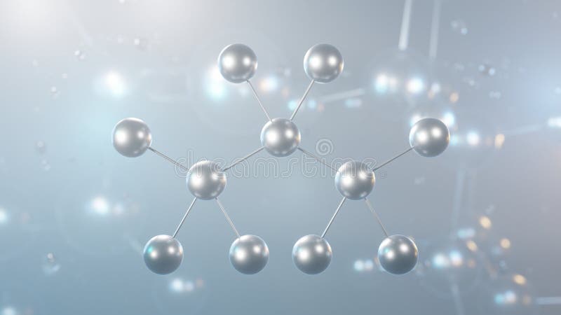 Gas Molecules Structure