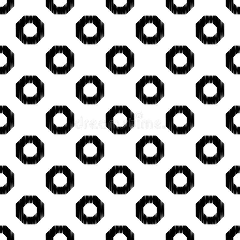 Octagon Design. Ethnic Boho Ornament. Seamless Pattern. Tribal Motif ...