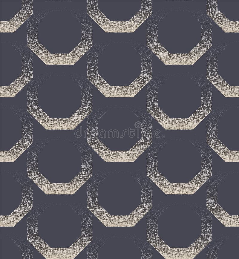 Octagon Geometric Oriental Lattice Seamless Pattern Vector Abstract ...