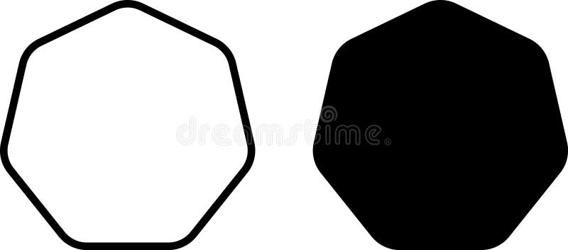 Octagon Icon. Vector Geometry Geometry Pentagonal, Hexagonal, Octagonal ...