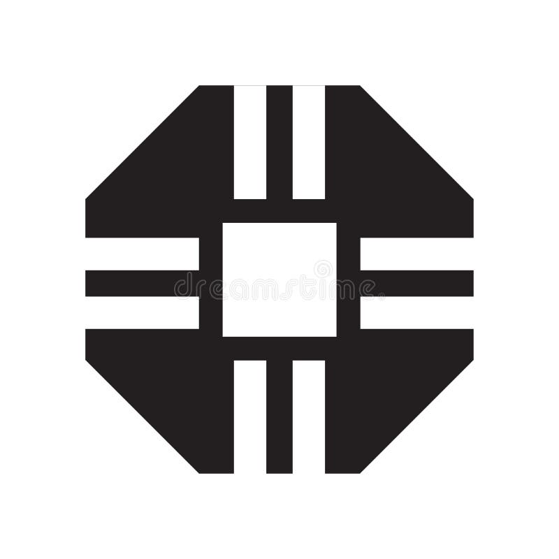 Octagon Icon. Elements of Geometric Figure in Badge Style Icons. Simple ...