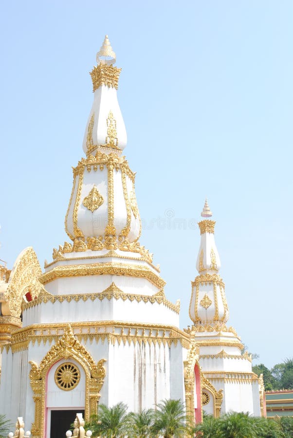 Octagon pagoda twins stock image. Image of church, abbey - 26089755