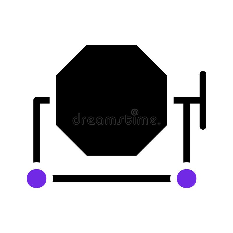 Octagon Shaped Object with Support Structure. Industrial Design Concept ...