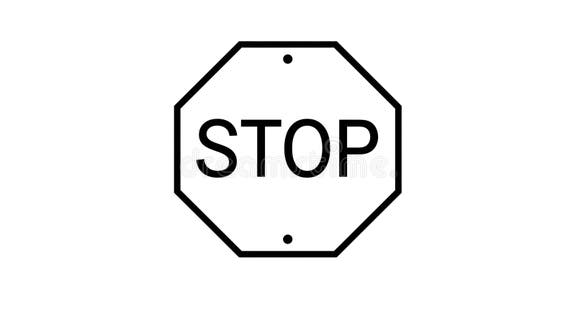 Octagon Stop Sign: High-Resolution Vector Graphic Stock Illustration ...