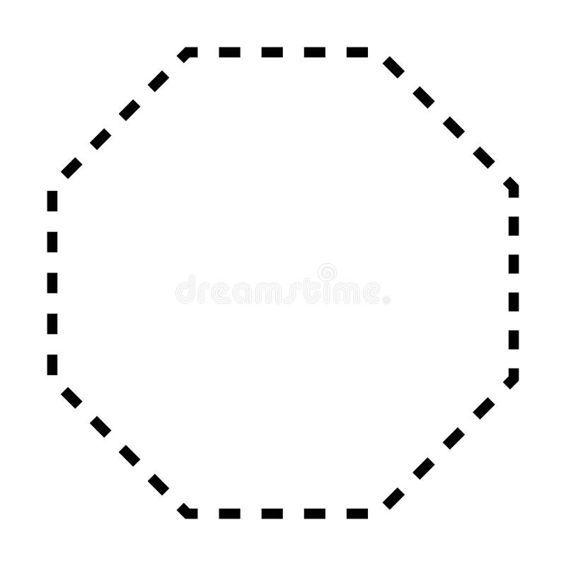 Octagon Symbol Dashed Shape Vector Icon for Creative Graphic Design Ui ... Octagon Symbol Dashed Shape Vector Icon for Creative Graphic Design Ui ...