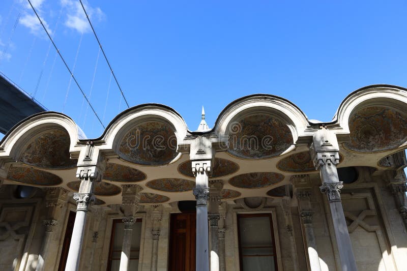 Tent Mansion in the Garden of Beylerbeyi Palace Stock Photo - Image of ...