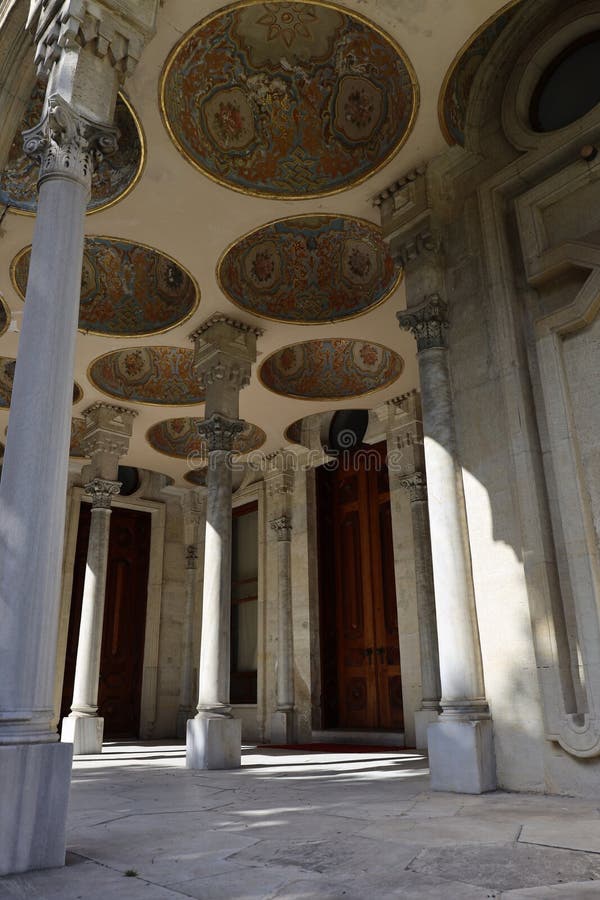 Tent Mansion in the Garden of Beylerbeyi Palace Stock Image - Image of ...