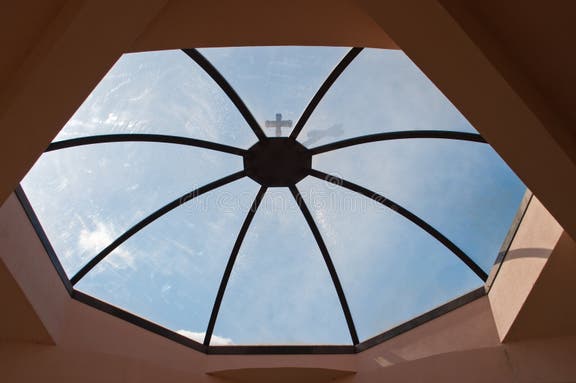 Octagonal dome stock photo. Image of construction, monument - 24435156