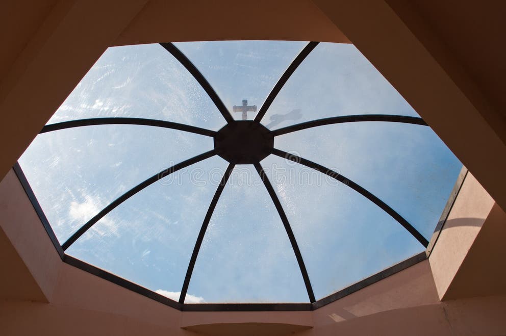 Octagonal dome stock photo. Image of construction, monument - 24435156