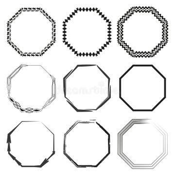 Octagon Borders Stock Illustrations – 55 Octagon Borders Stock ...