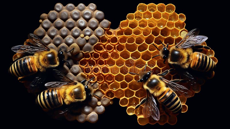 Octagonal Honeycombs and the Intelligent World of Bees Stock ...