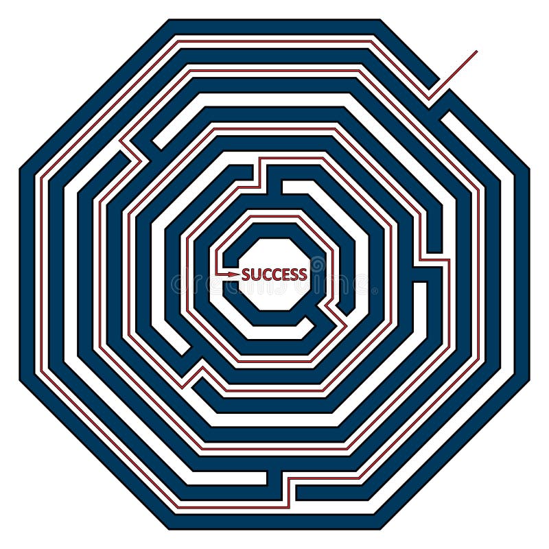 Octagonal Labyrinth Stock Illustrations – 9 Octagonal Labyrinth Stock ...