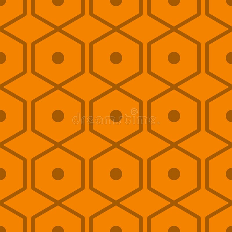 Octagonal Link Seamless Repeating Pattern Stock Vector - Illustration ...