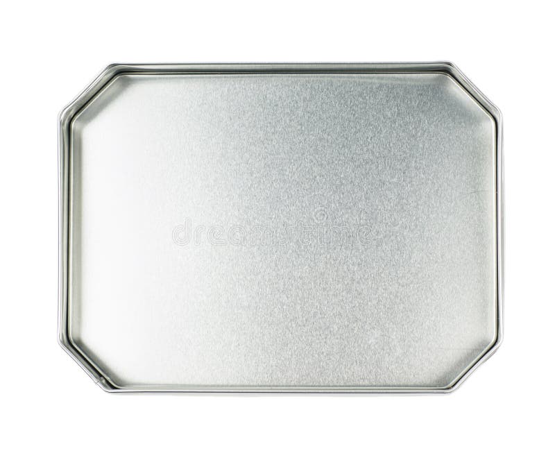 Octagonal Metal Box Isolated Stock Photo - Image of shiny, empty: 85954202