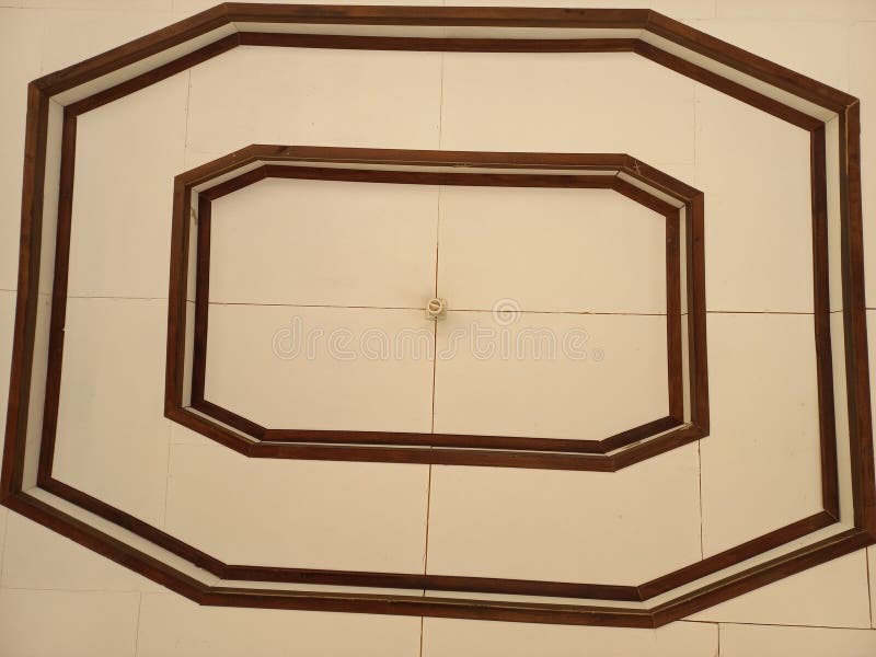 Octagonal Pattern on the Building Stock Photo - Image of hardwood ...